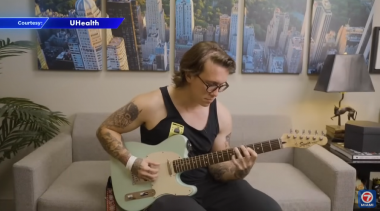 Musician Plays His Guitar During Brain Surgery - The HyperHive