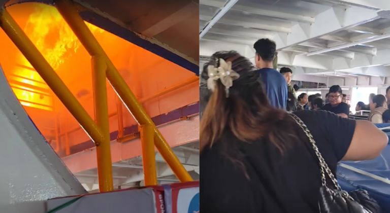 Indonesian Ferry Catches Fire, Dozens Jump Overboard - The HyperHive