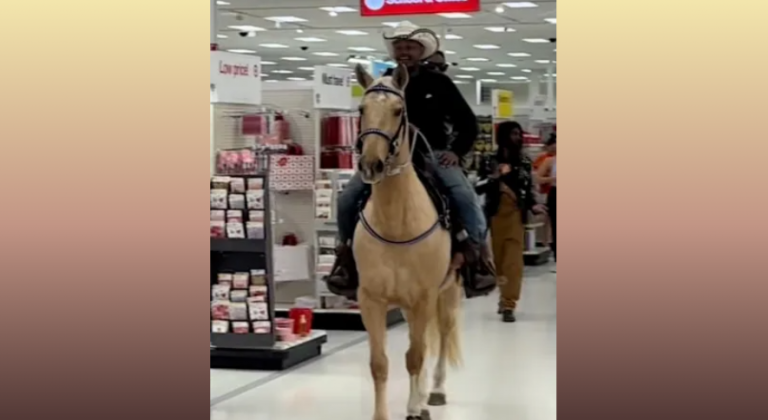 Texas Man Rides Horse Through Target Aisles in Viral Video - The HyperHive