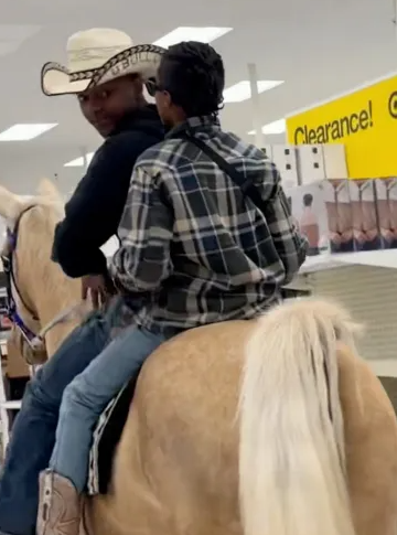 Texas Man Rides Horse Through Target Aisles in Viral Video - The HyperHive